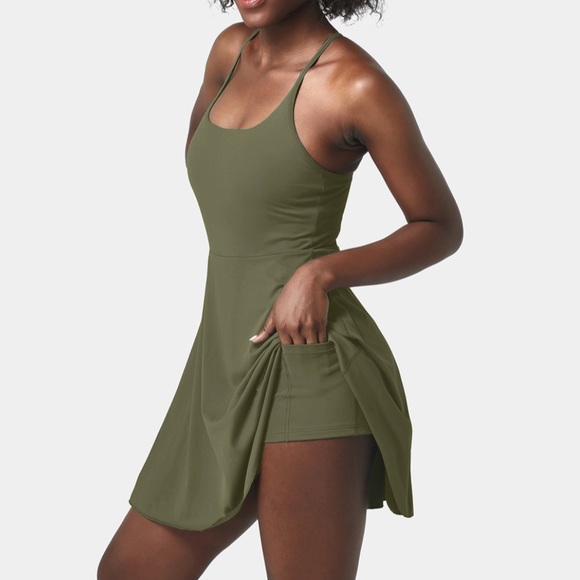 HALARA | Dresses | Halara Active Mini Dress With Builtin Shorts | Poshmark